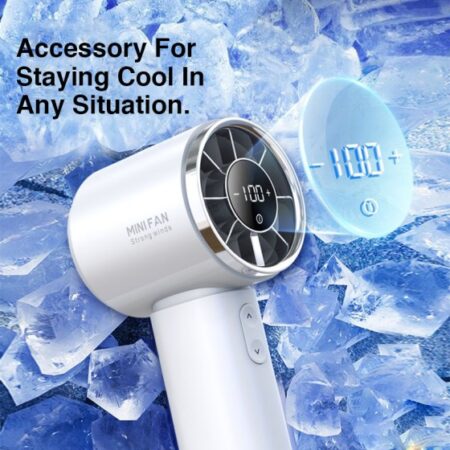 Wayona Tiny Tornado Hand Fan with Strong Airflow, Mini & Portable ...